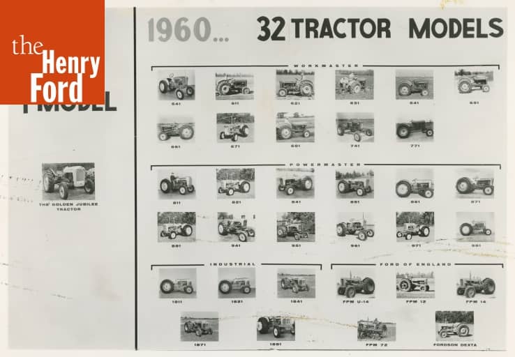 Number of Ford Tractor Models Offered for Sale in 1953 and 1960 - The ...