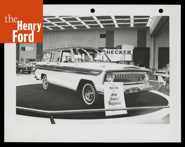 Prototype of the Jeep Super Wagoneer at the Detroit Auto Show, 1966 ...