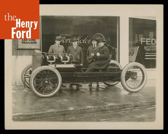 William L. Hughson with Ford "999" Race Car, 1920 - The Henry Ford