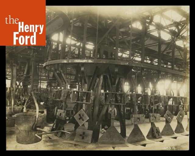Mold Conveyors in Foundry at Ford Motor Company Highland Park Plant ...
