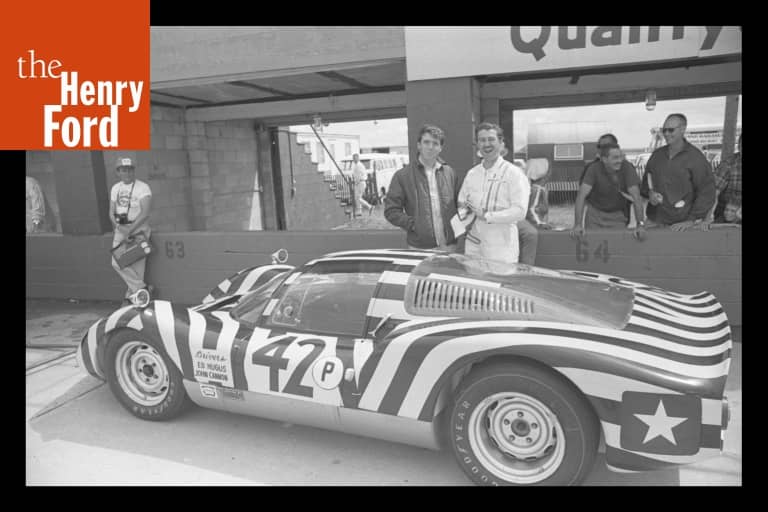 Porsche 906 E Driven by John Cannon and Ed Hugus in the Sebring 12 ...