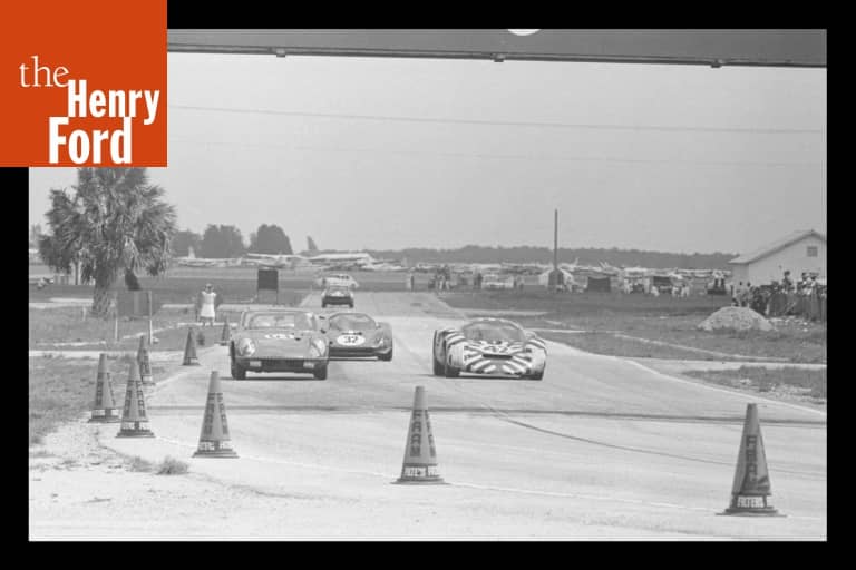 Porsche 906 E Driven by John Cannon and Ed Hugus in the Sebring 12 ...