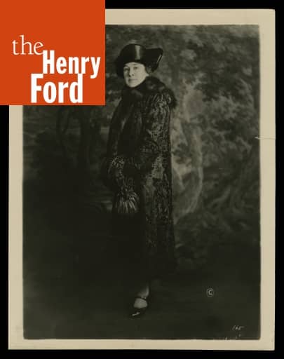 Portrait of Clara Ford, October 1928 - The Henry Ford