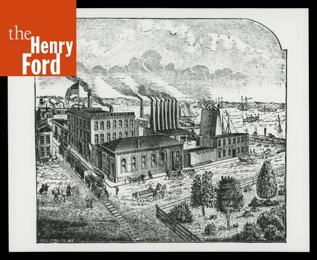 View of the Berry Brothers Varnish Factory, Detroit, Michigan, circa ...