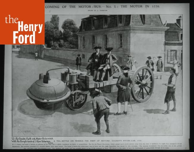 "A Tea-Kettle on Wheels - The First of Motors: Cugnot's Steam-Car. 1770 ...