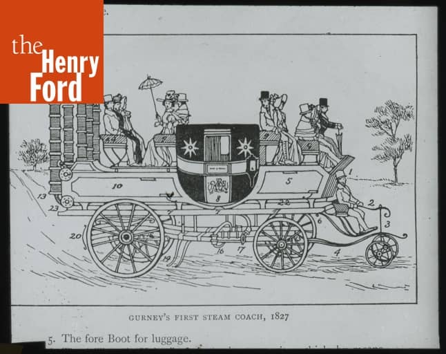 "Gurney's First Steam Coach, 1827" - The Henry Ford