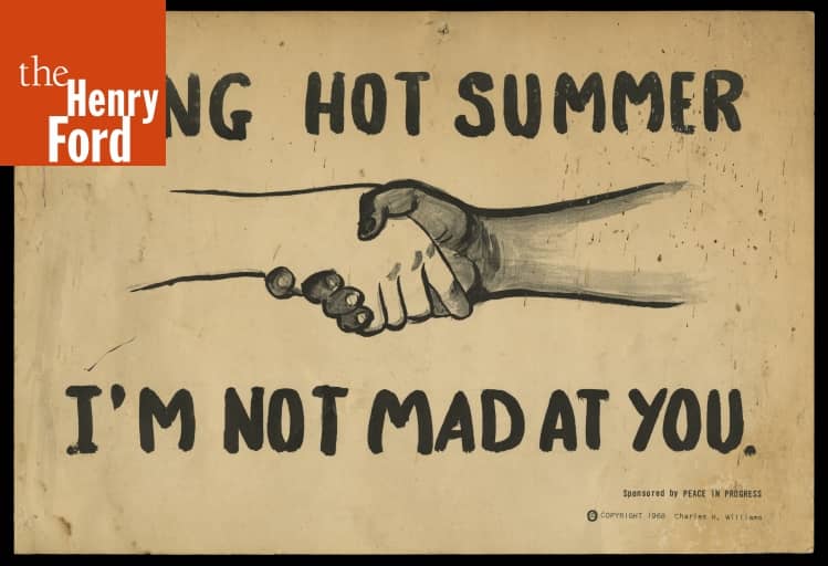 "Long Hot Summer / I'm Not Mad at You" Poster, 1968 - The Henry Ford