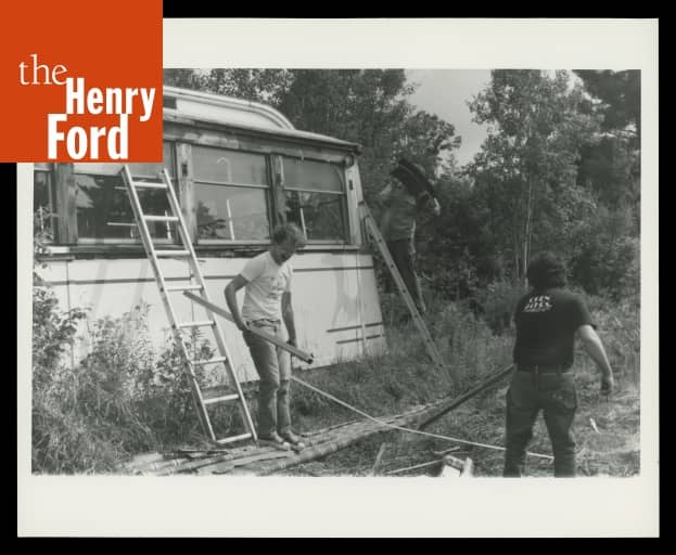 Richard Gutman and Larry Cultrera Dismantling Corriveau's Diner for ...