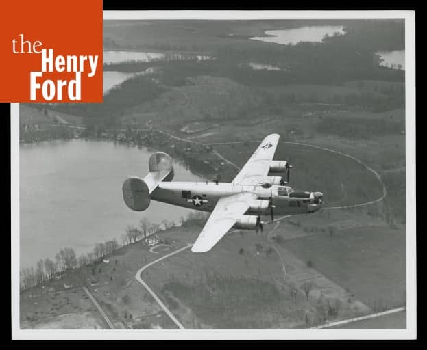 8,000th B-24 Liberator Bomber in Flight, 1945 - The Henry Ford