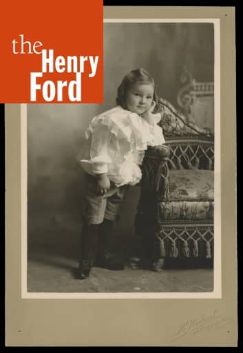 Portrait of Edsel Ford as a Child, circa 1896 - The Henry Ford