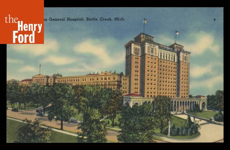 Percy Jones General Hospital Postcard, Sent Home from Fort Custer ...