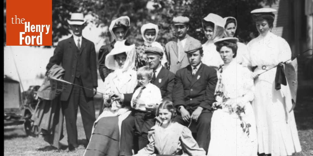 Families of George Schuster and George Miller, 1908 - The Henry Ford