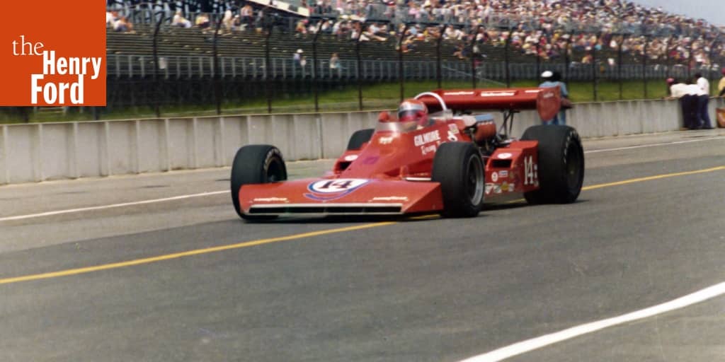A. J. Foyt Driving His Coyote/Foyt Turbocharged USAC Indy Car, Schaefer ...