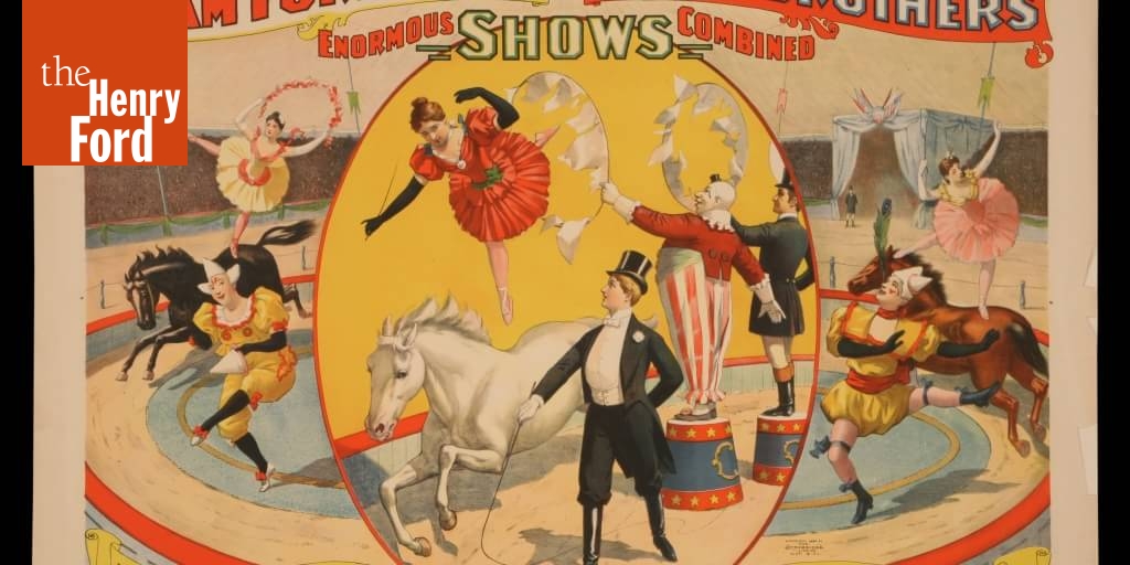 Circus Poster, Adam Forepaugh and Sells Brothers Circus Present, "See ...