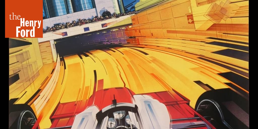 Racing Poster, "Detroit Grand Prix VI," 1987 - The Henry Ford