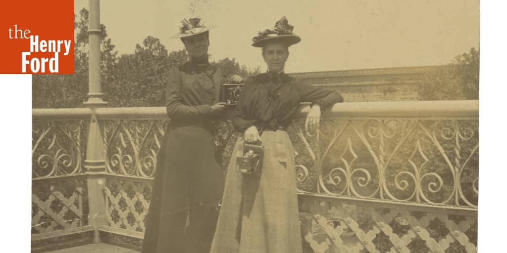 Francis Riggs and Friend with Cameras at Cabin John Bridge, Maryland ...