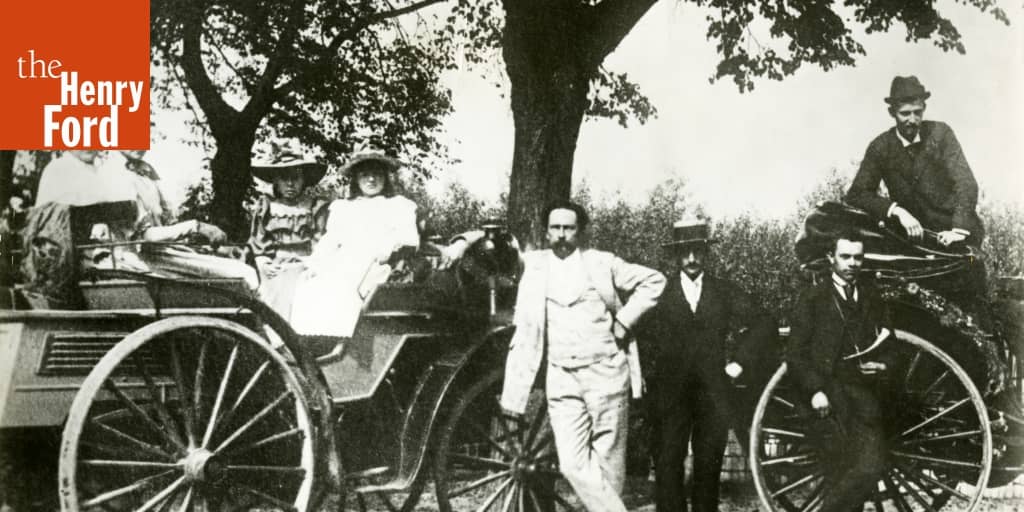 Karl Benz and Family with Benz Automobiles, circa 1896 - The Henry Ford
