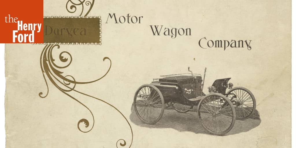 1898 Duryea Motor Wagon Company Catalog - The Henry Ford