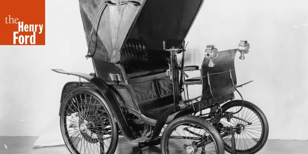 Benz Comfortable Runabout, circa 1897 - The Henry Ford