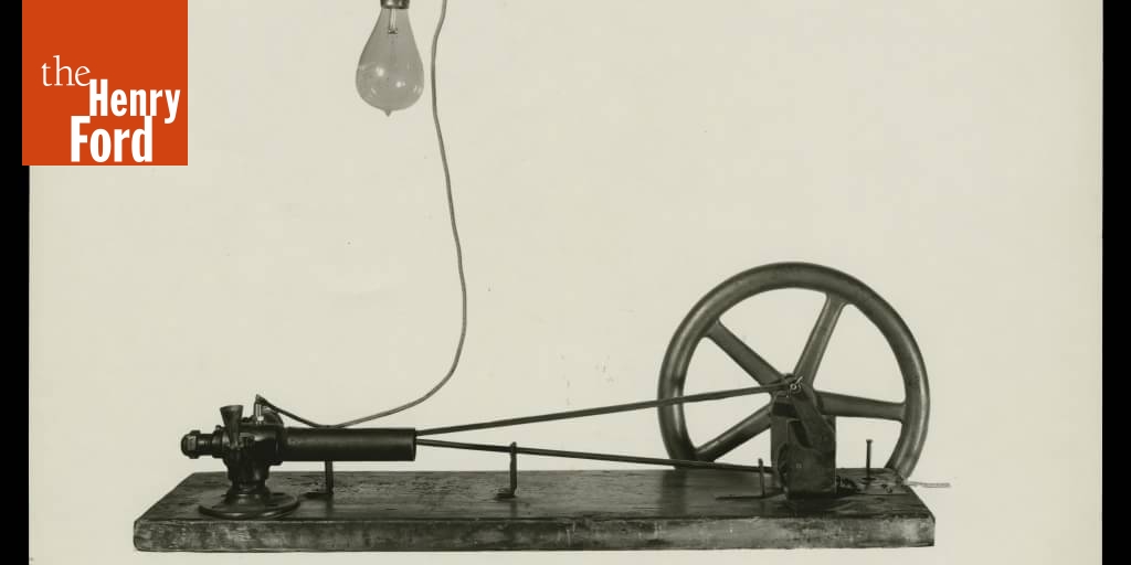 Henry Ford's 1893 "Kitchen Sink" Gasoline Engine, Photographed in 1935 ...