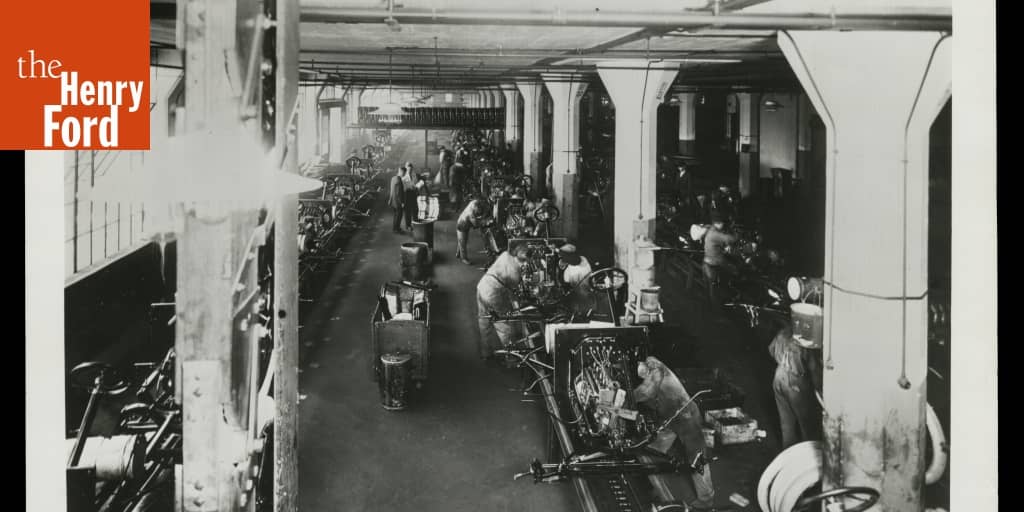 Ford Model T Assembly Line at the Highland Park Plant, 1915 - The Henry ...