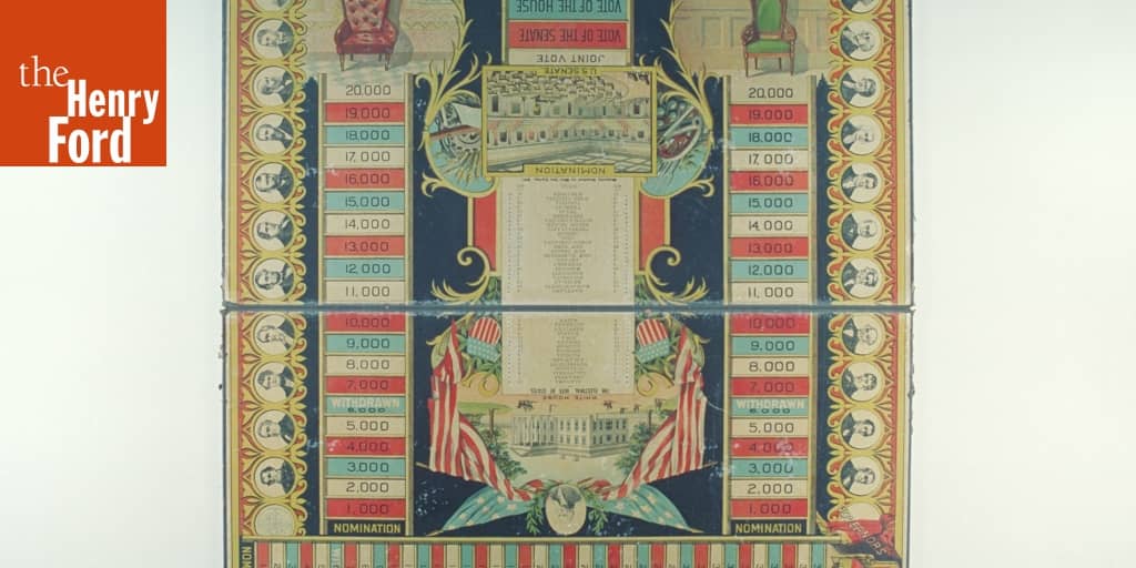 The Game of Politics: Race for the Presidency Board Game, 1887-1890 ...