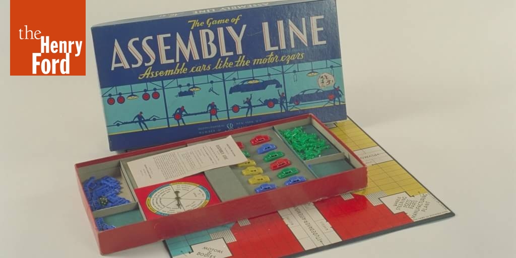 The Game of Assembly Line: Assemble Cars Like the Motor Czars, 1953 ...