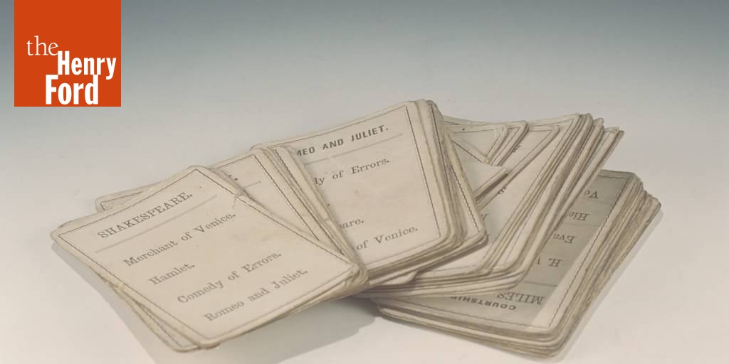 Card Game, 1860-1880 - The Henry Ford