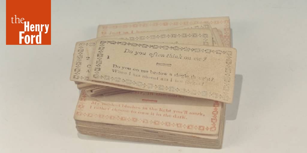 Card Game, 1830-1850 - The Henry Ford