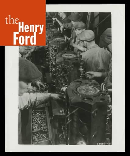 V-8 Engine Assembly Line at Ford Rouge Plant, 1937 - The Henry Ford