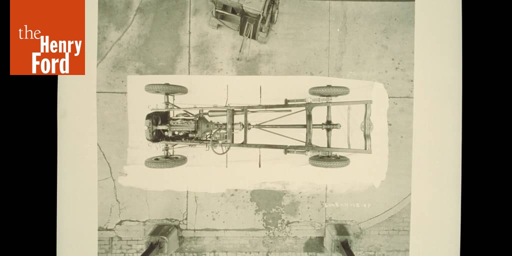 Overhead View of a 1927 Ford Model AA Truck Chassis - The Henry Ford
