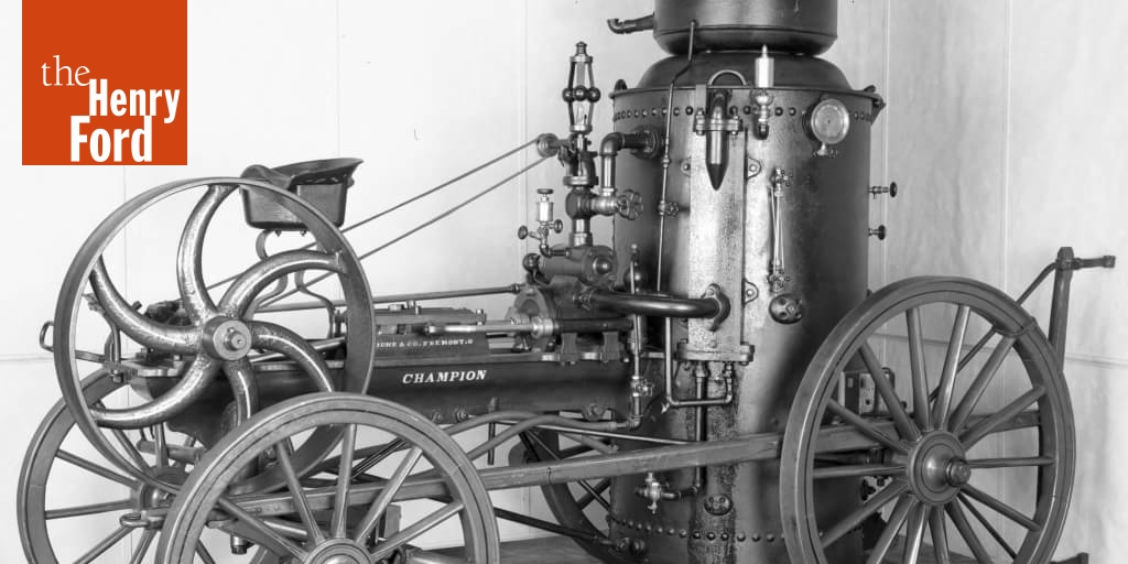 Champion Portable Steam Engine, circa 1880 - The Henry Ford