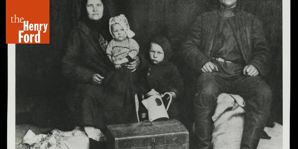 Russian Family Recently Emigrated to Detroit, Michigan, 1917 - The ...