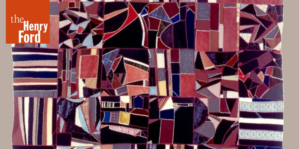 Crazy Quilt by Susan McCord, 1880-1900 - The Henry Ford