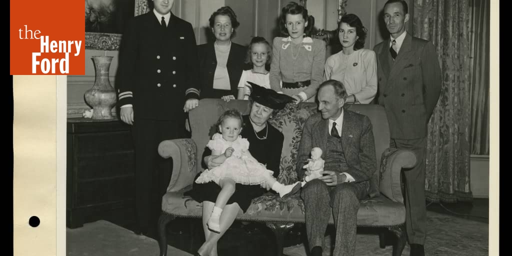Henry and Clara Ford Family Group, 1943 - The Henry Ford