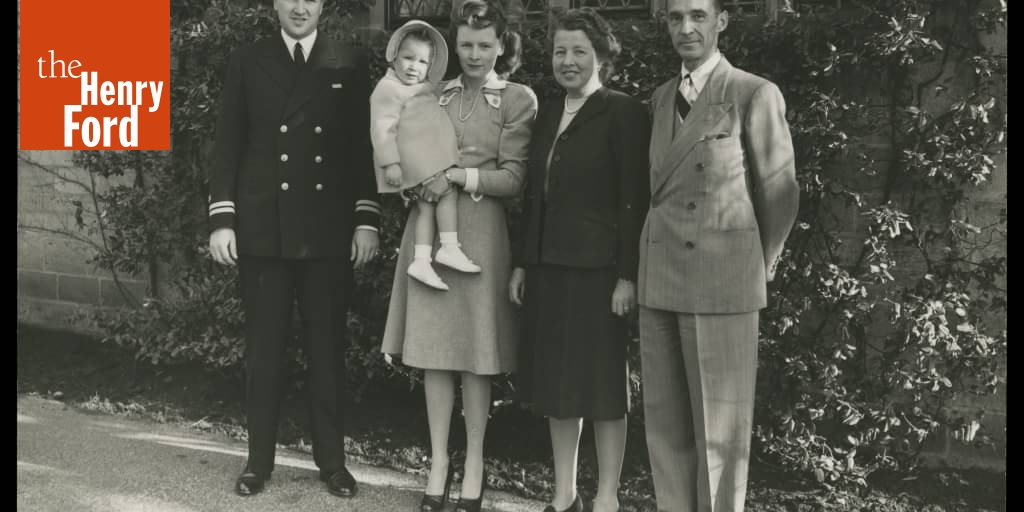 Henry Ford II, Anne Ford, Charlotte Ford, Eleanor Ford, and Edsel Ford ...