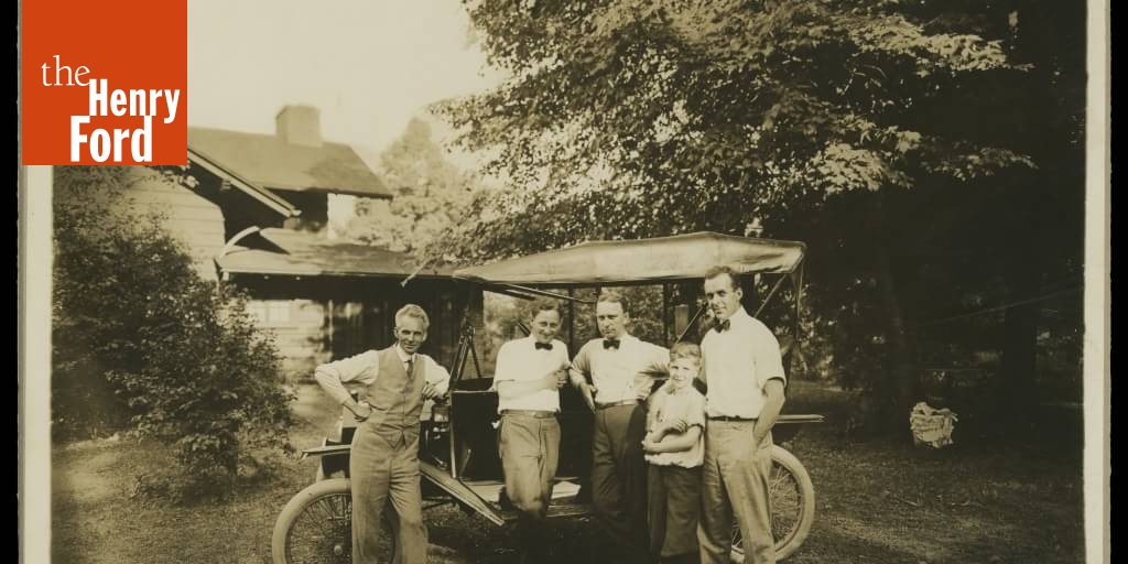 Henry Ford, Ray Dahlinger, Frank Kulick, Jerry Wolfe, and A. B. Jewett ...
