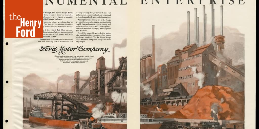 1924 Ford Motor Company Institutional Message Advertising Campaign ...