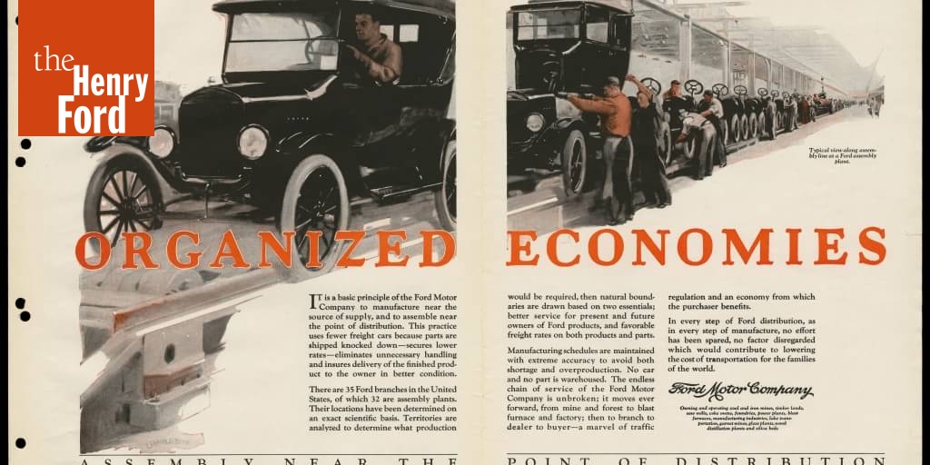 1924 Ford Motor Company Institutional Message Advertising Campaign ...
