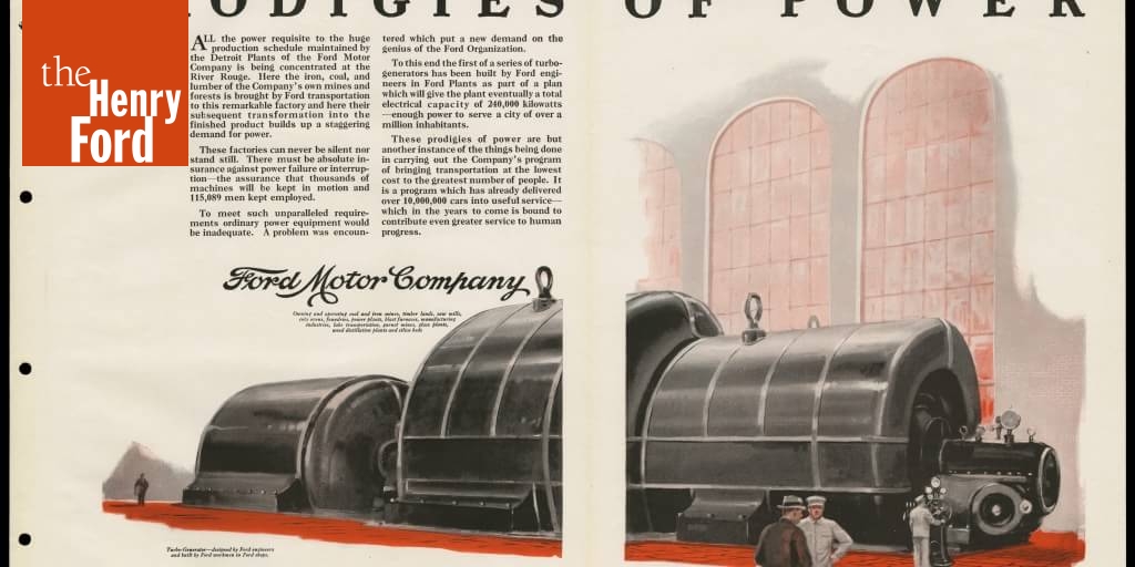 1924 Ford Motor Company Institutional Message Advertising Campaign ...