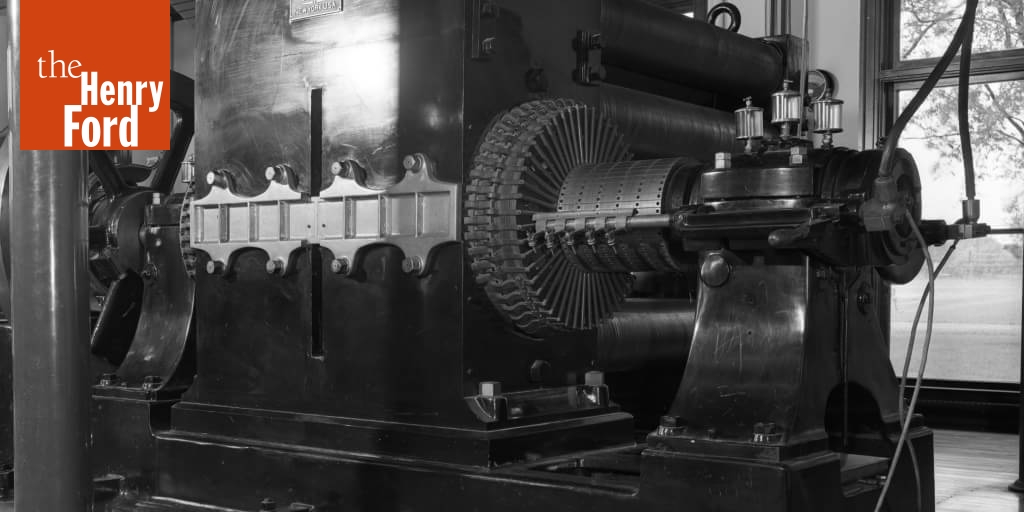 Edison Jumbo Dynamo, 1882 - The Henry Ford