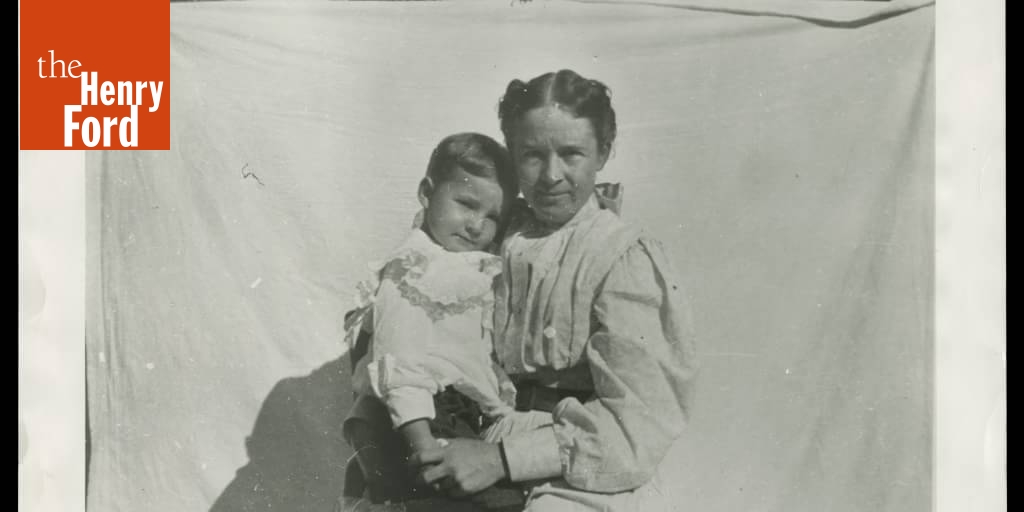 Portrait of Edsel Ford and Clara Ford, 1897-1898 - The Henry Ford