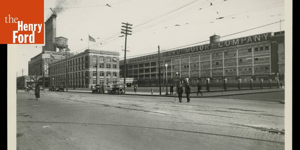 Ford Highland Park Plant Administration Building and Powerhouse, 1918 ...