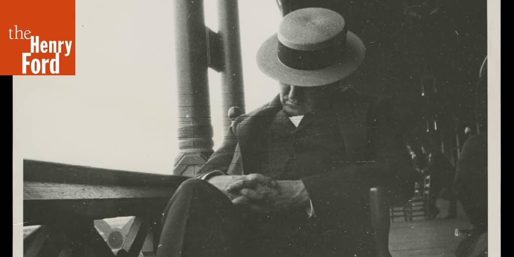Thomas Edison Asleep at the Oriental Hotel, Manhattan Beach, Snapshot ...