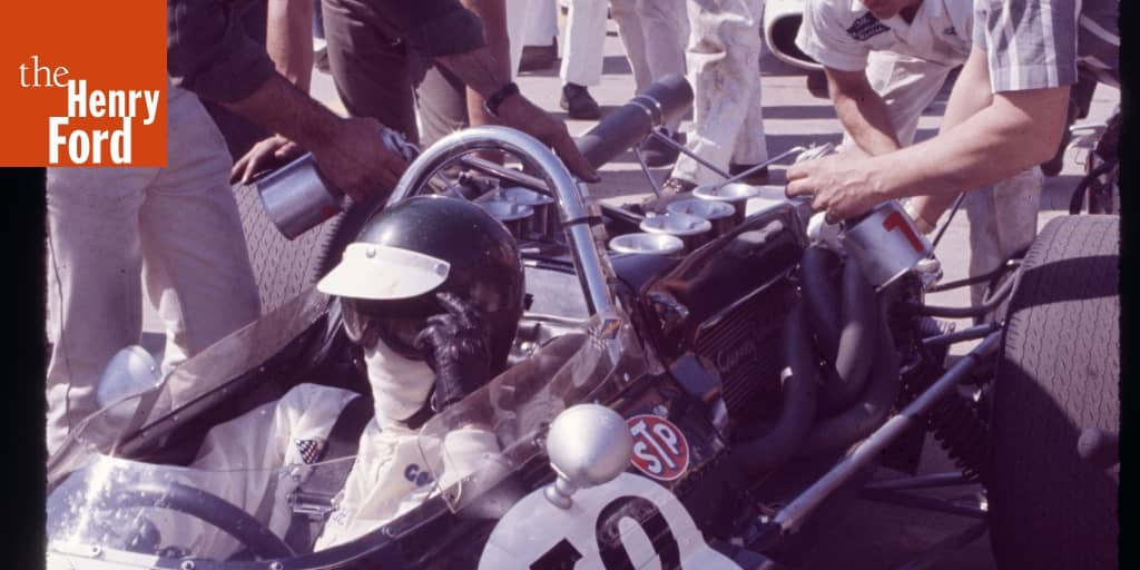 Eagle/Ford Race Car Driven by Jochen Rindt in the 51st Indianapolis 500 ...