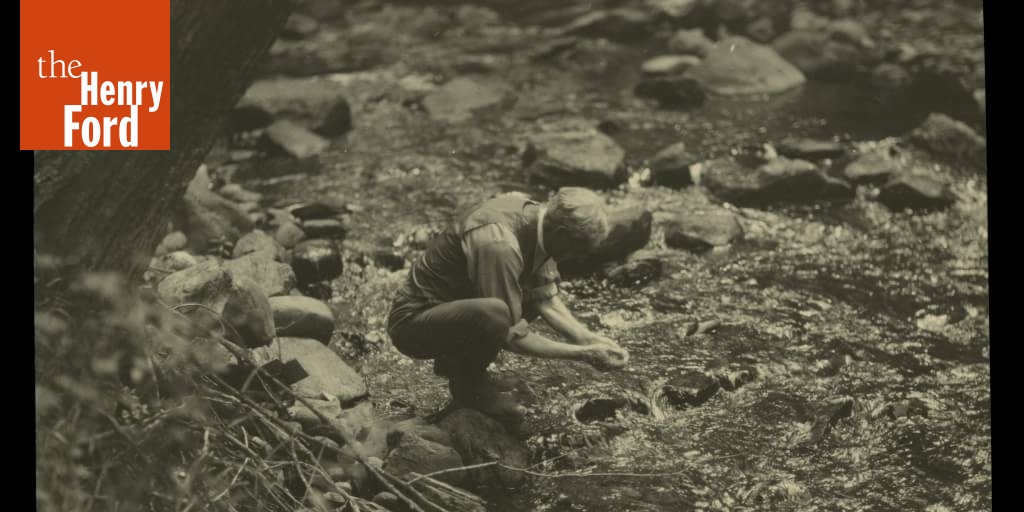 Henry Ford on a "Vagabonds" Camping Trip, 1919 - The Henry Ford