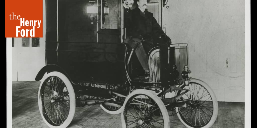 Henry Ford Driving Detroit Automobile Company Truck, circa 1900 - The ...
