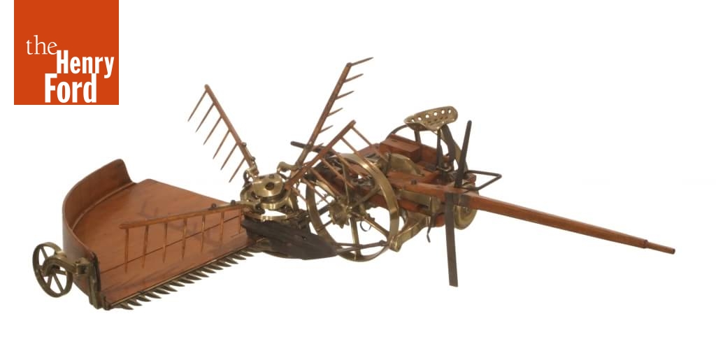 Model of Self-Raking Reaper, circa 1880 - The Henry Ford