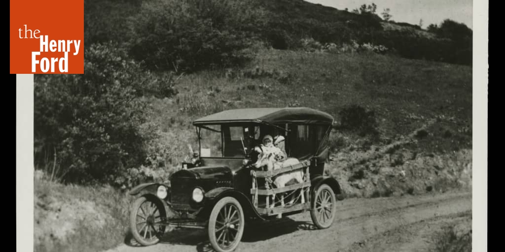 Ford Model T Touring Car Adapted to Carry a Goat, circa 1920 - The ...