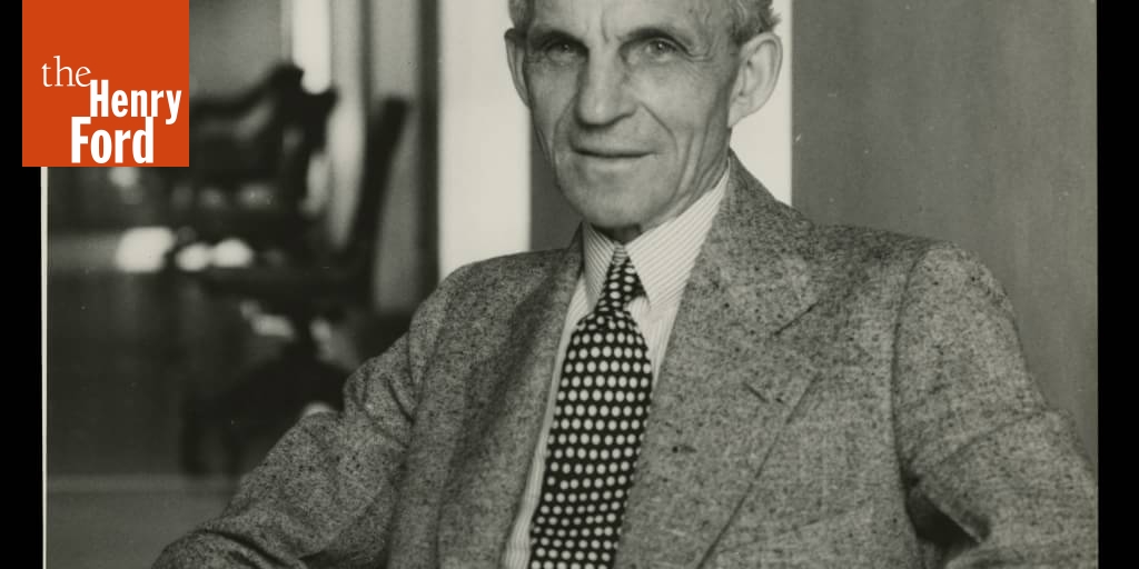 Portrait of Henry Ford, 1933 - The Henry Ford